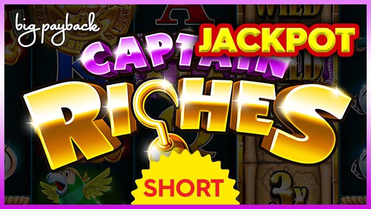 JACKPOT HANDPAY! Captain Riches Slot - 1ST ON YOUTUBE! #Shorts - YouTube