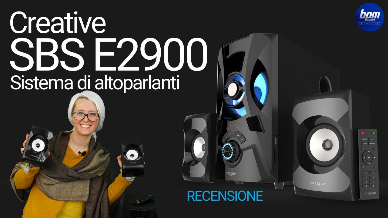 Creative Labs SBS E2900, speakers potenti ed economici! [51MF0490AA001 ...