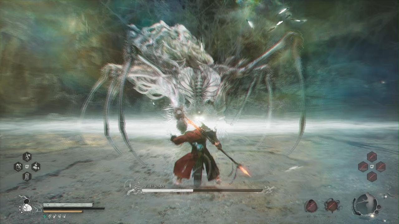 Wukong vs violet spider - YouTube