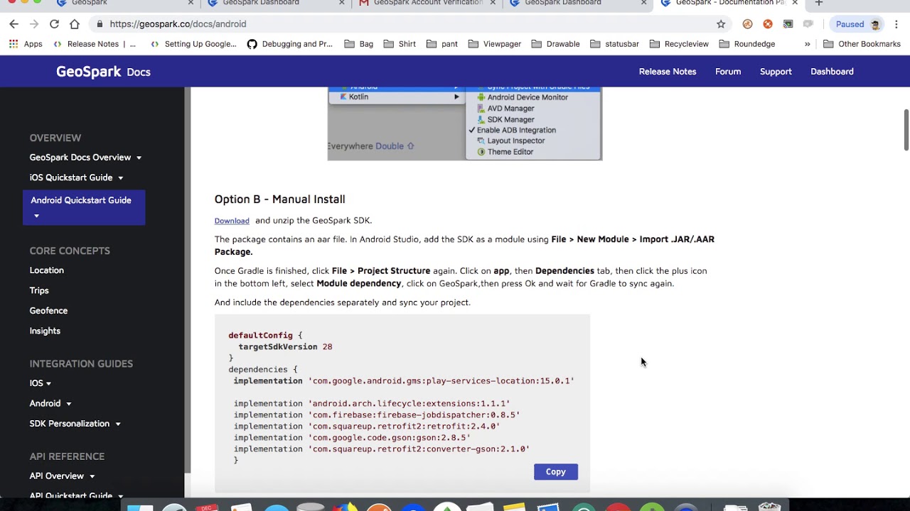 GeoSpark Android SDK Integration - YouTube