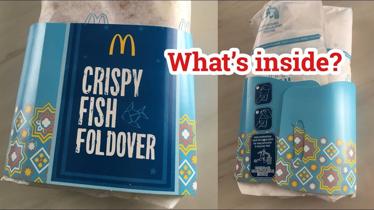 NEW Crispy Fish Foldover | Foldover Ikan Rangup McD ️ 麥丹勞新品 - YouTube