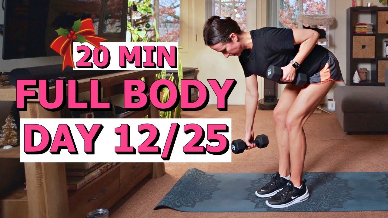 20-Minute Full-Body Sculpt: Low-Impact Dumbbell Workout | Day 12 of 25 ...