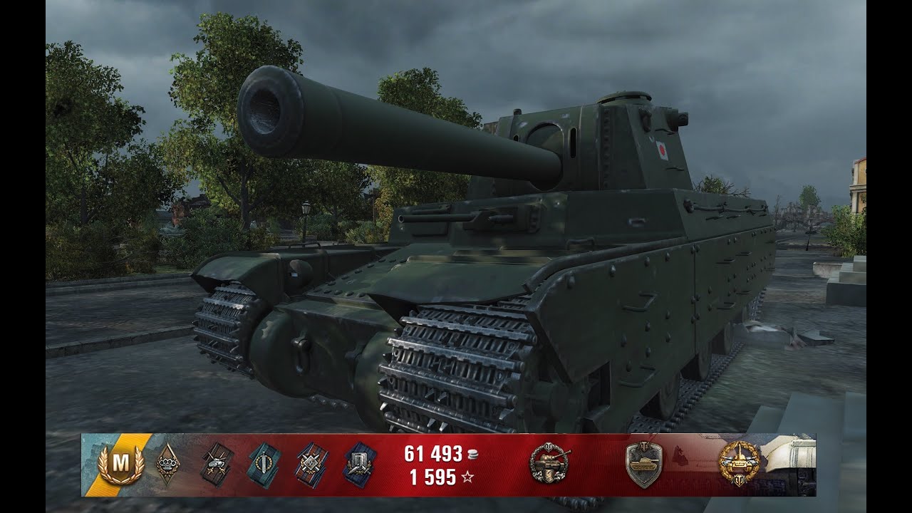 WoT 0.9.10: Type 4 Japan tier IX heavy tank, 7.000+ dmg, 1595 exp ...