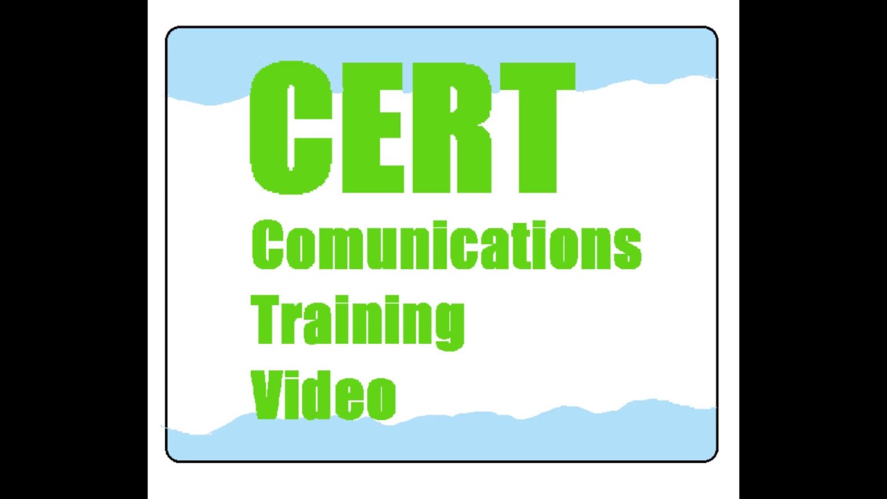CERT General Radio Instruction 7 23 19 - YouTube