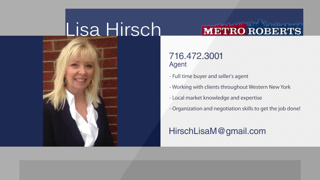 Lisa Hirsch - Agent Profile - YouTube
