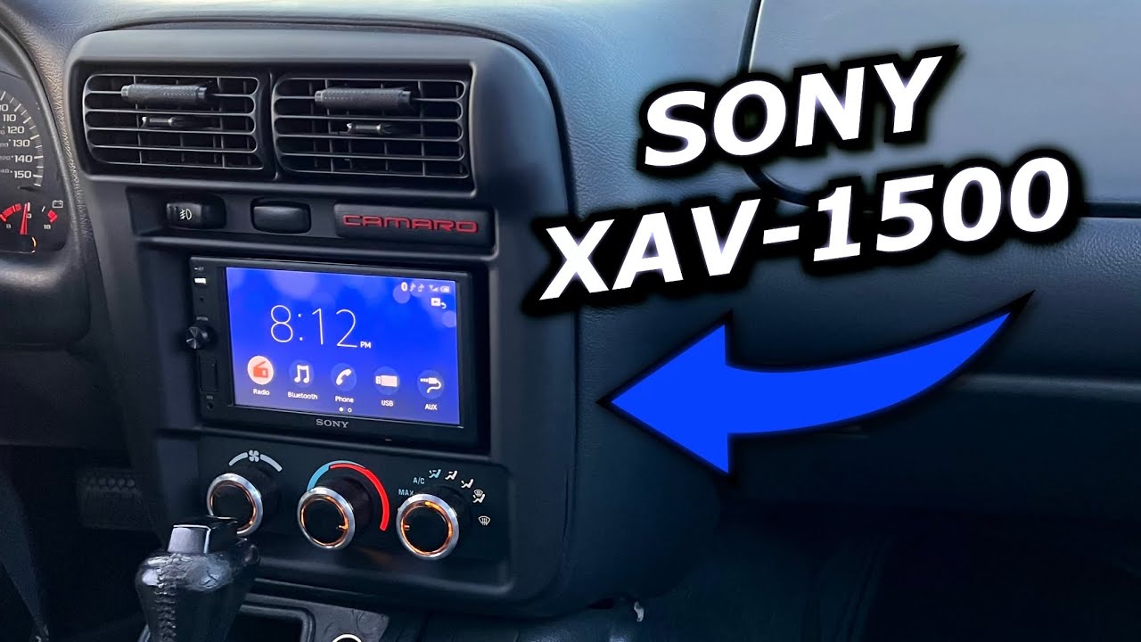 Installing A Double Din Radio In My 4th Gen Camaro Youtube