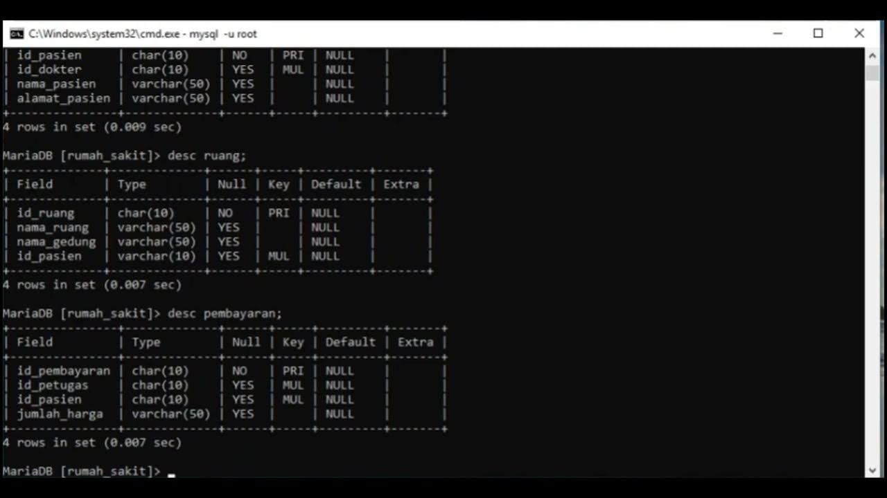 tugas basis data xampp mysql - YouTube