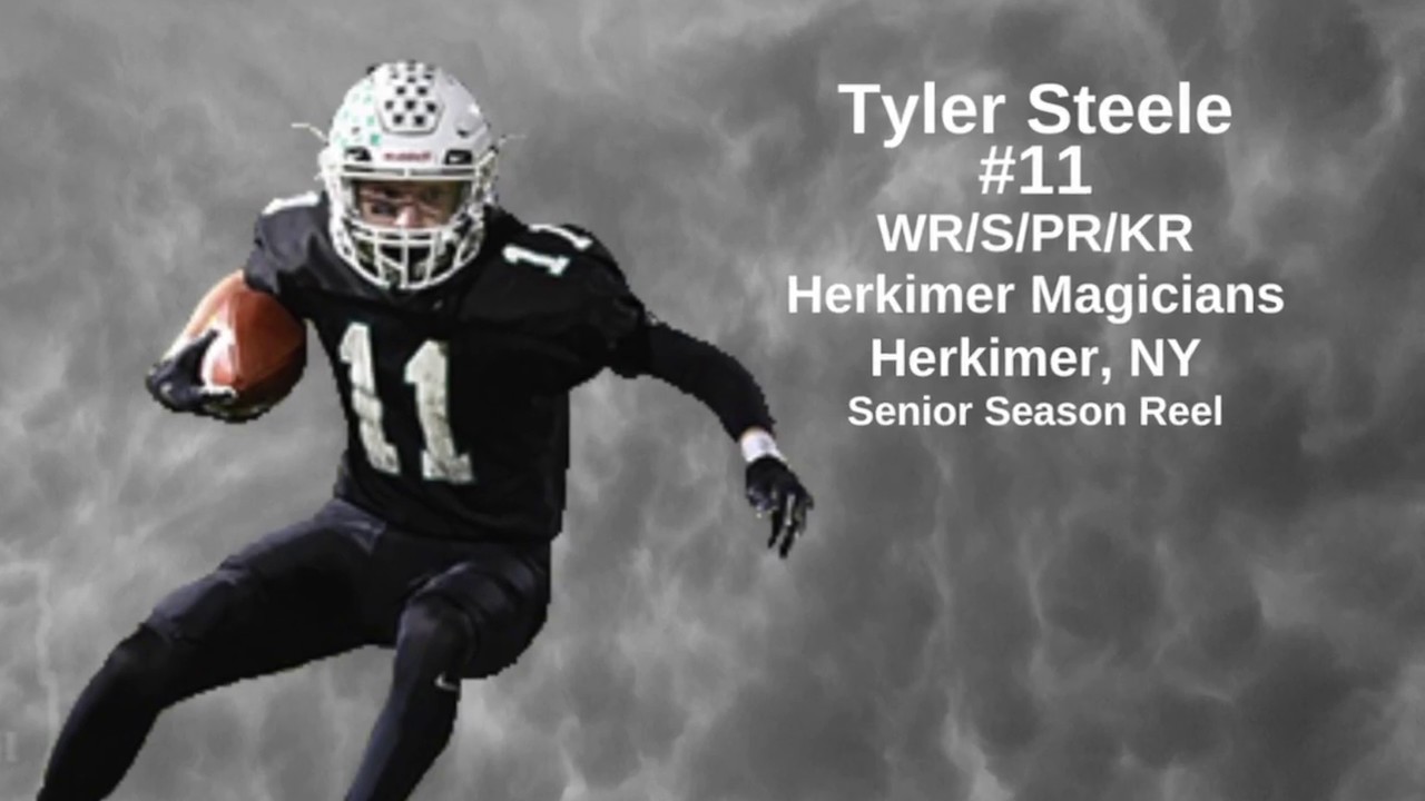 Tyler Steele #11 WR/S/PR/KR (Class of 2020) Herkimer Magicians (Section ...
