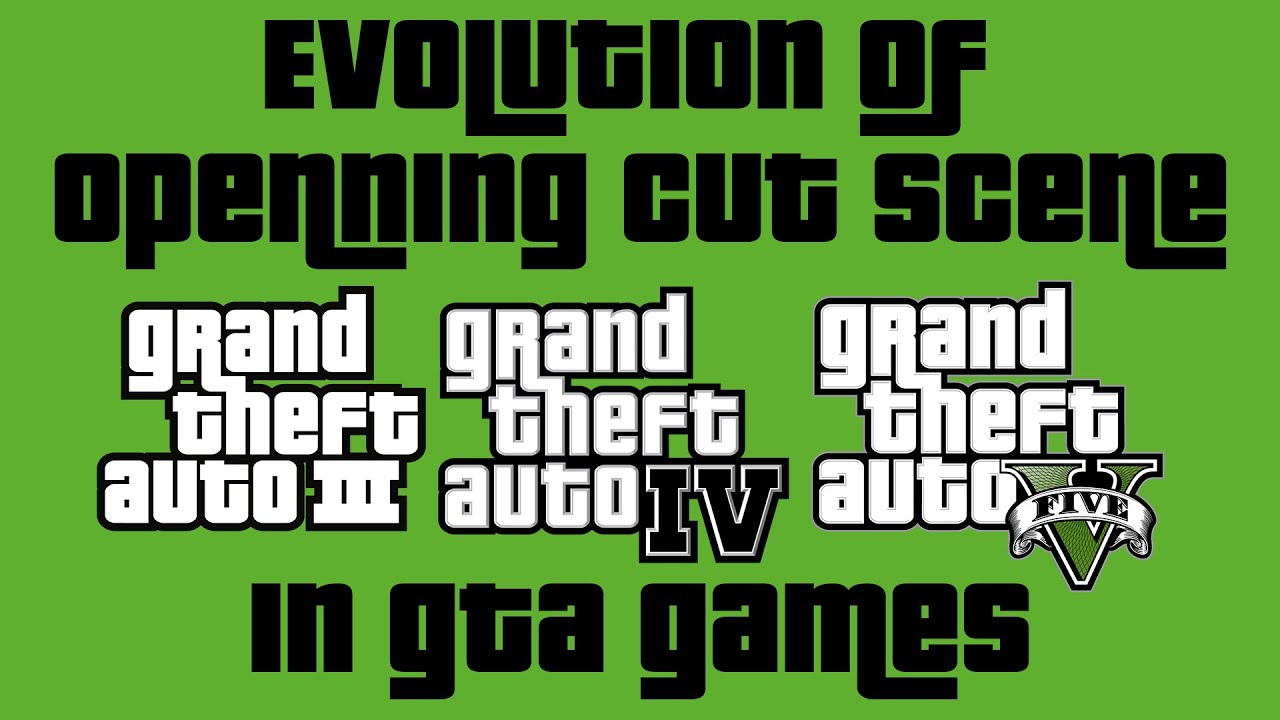 EVOLUTION OF CUT SCENE IN GTA GAMES - YouTube