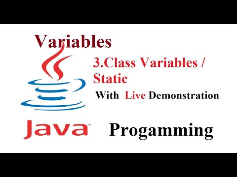Class Variable in Java | Static variable in Java with live ...