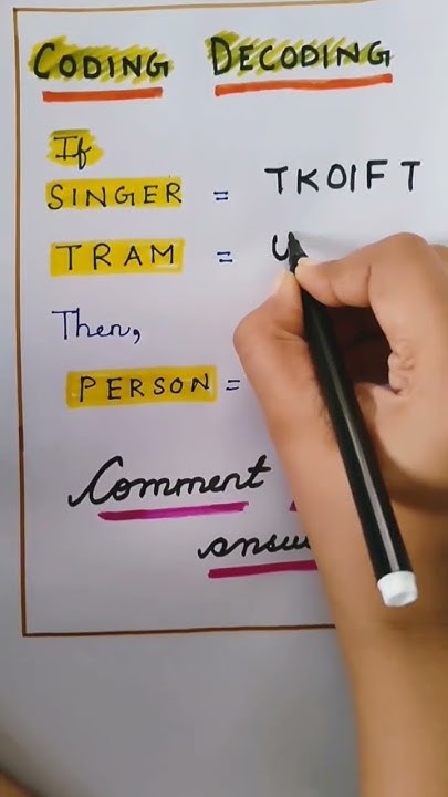 Coding Decoding| Logical Reasoning Hack 🔥| Exploring Pi's ️ - YouTube