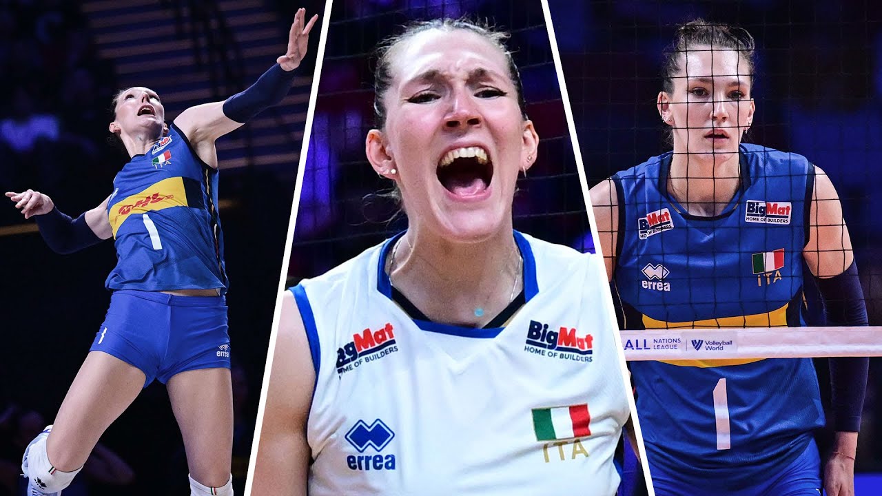 MARINA LUBIAN UNSTOPPABLE, All Points in Week 2 of VNL | Volleyball ...