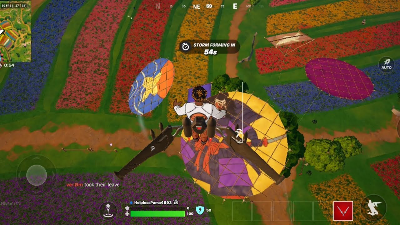 landing on a kite in fortnite and eliminating 8 players - YouTube
