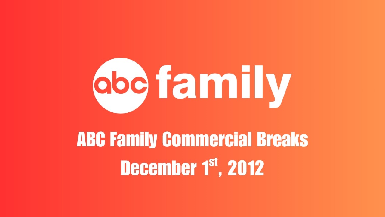 ABC Family Commercial Breaks (December 1st, 2012) - YouTube