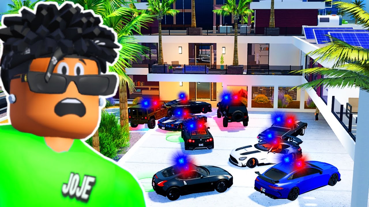 MY $20,000,000 MANSION GOT RAIDED BY SWAT IN ROBLOX DRIVING EMPIRE ...