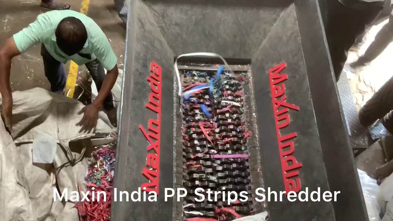 PP Strips Shredder, Packing Straps Crusher, Strips Shredder, PP Straps ...