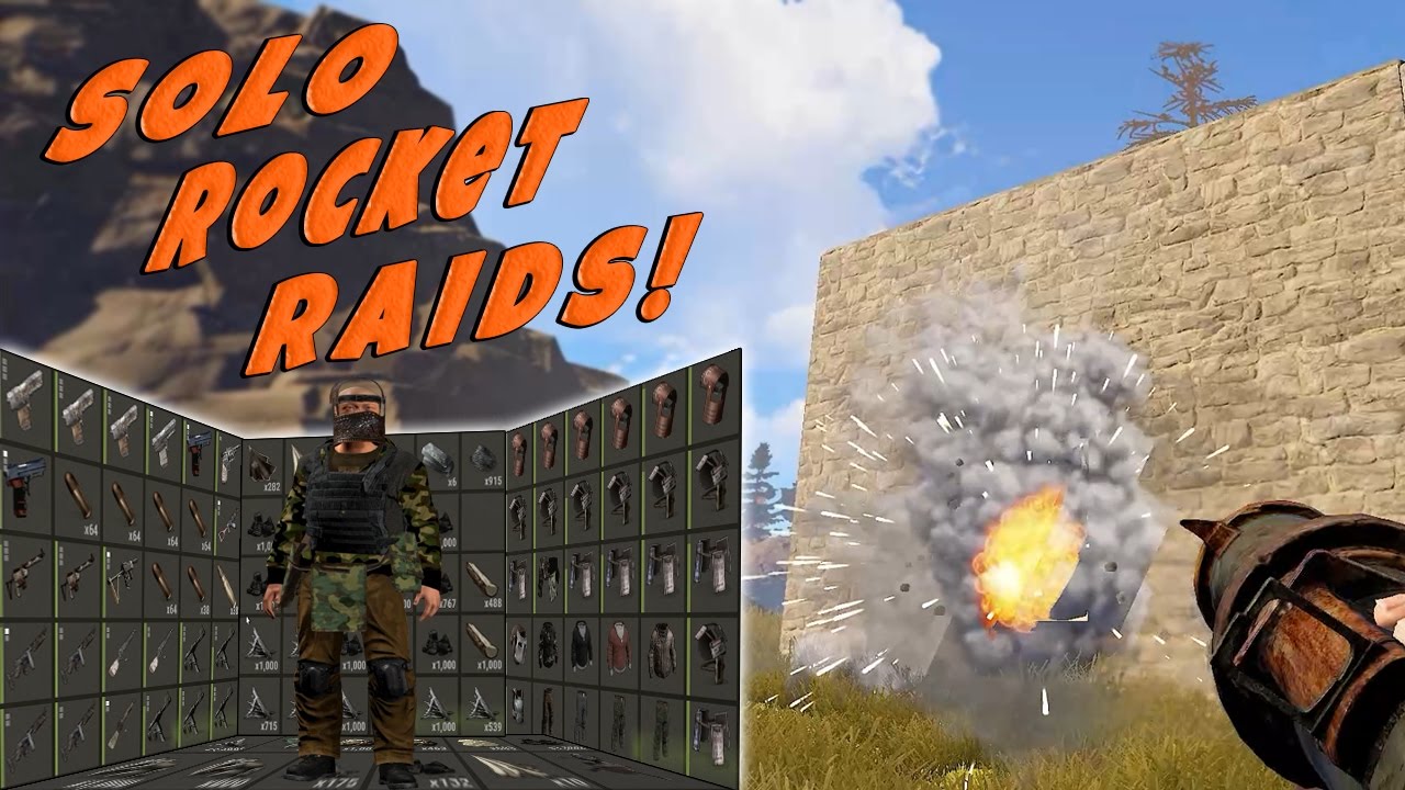 Solo Rocket Raids | Rust Solo Survival - Gun Hoarder: Part 4 - YouTube