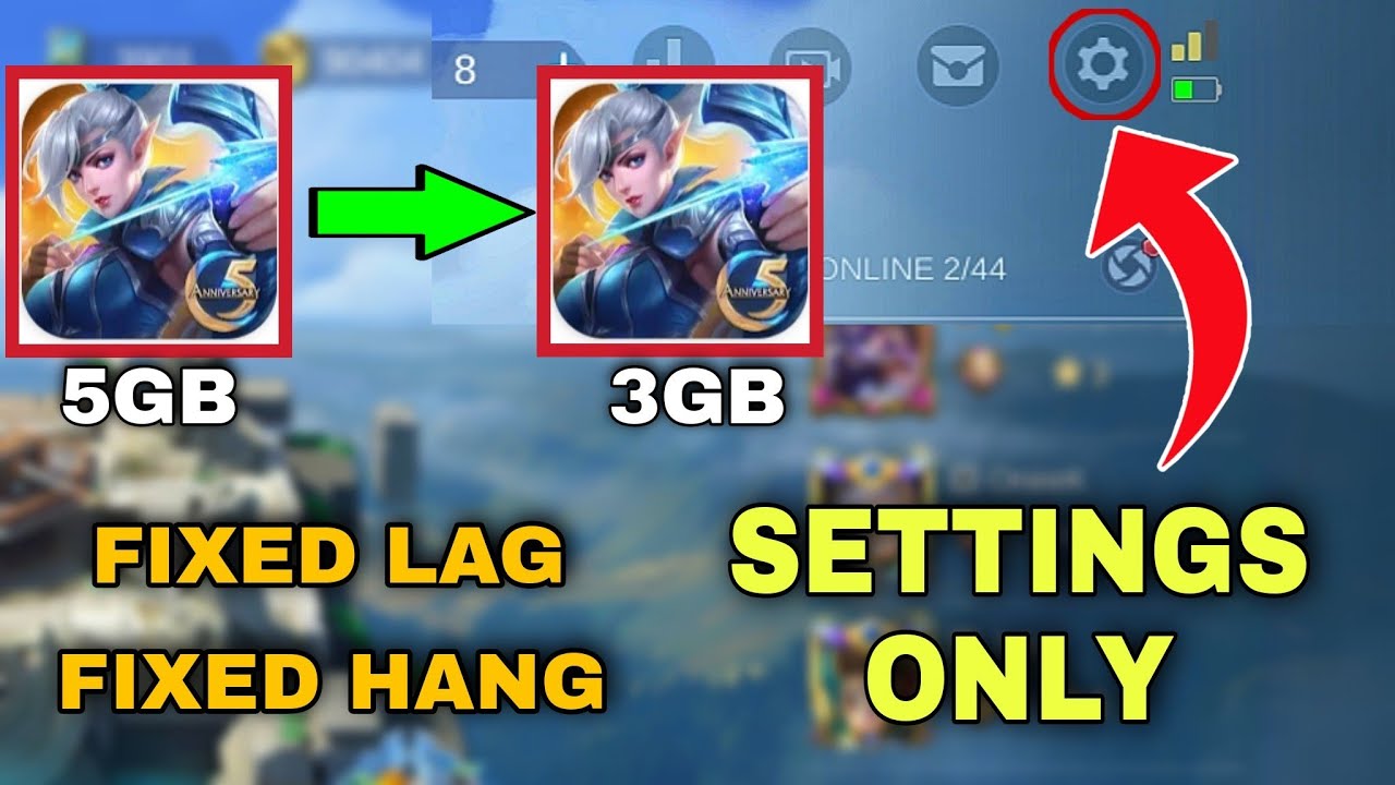 How To REDUCE MOBILE LEGENDS DATA STORAGE | Fix Lag, Hang, and FPS Drop ...