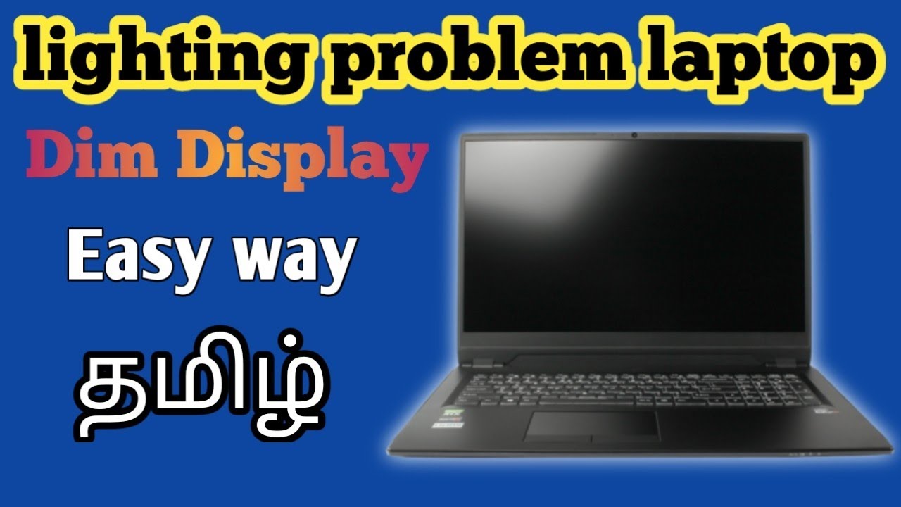 (தமிழ்) lighting problem laptop e41-25 How to repair laptop screen ...