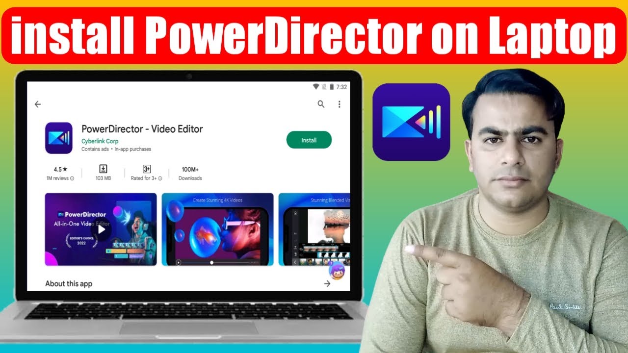 How to install PowerDirector on PC or Laptop || PowerDirector Laptop Me ...