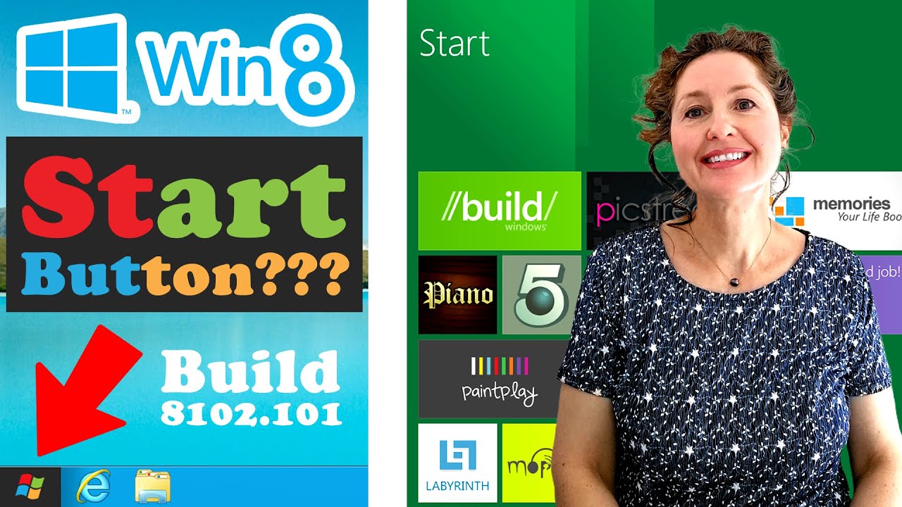Mum Tries Out Windows 8 Build 8102.101 (2011) - YouTube