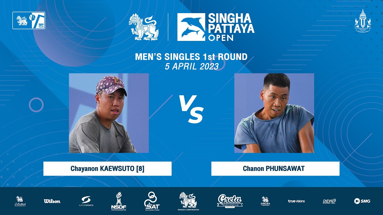 Chayanon KAEWSUTO vs Chanon PHUNSAWAT | Singha Pattaya Open 2023(MS - 1st Round) - YouTube