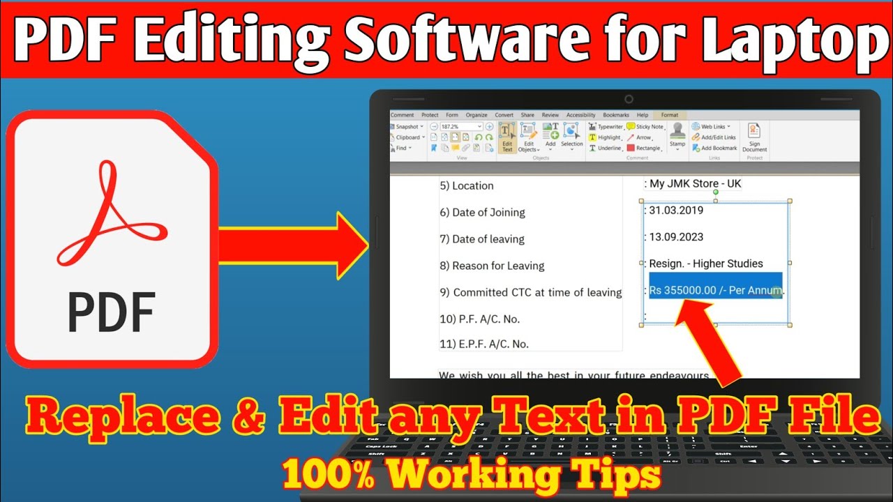 PDF Editor for Laptop | Ultimate PDF Editing Software for Laptop - YouTube
