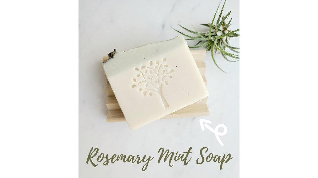 How to make Rosemary Peppermint cold process soap, cold process soap ...