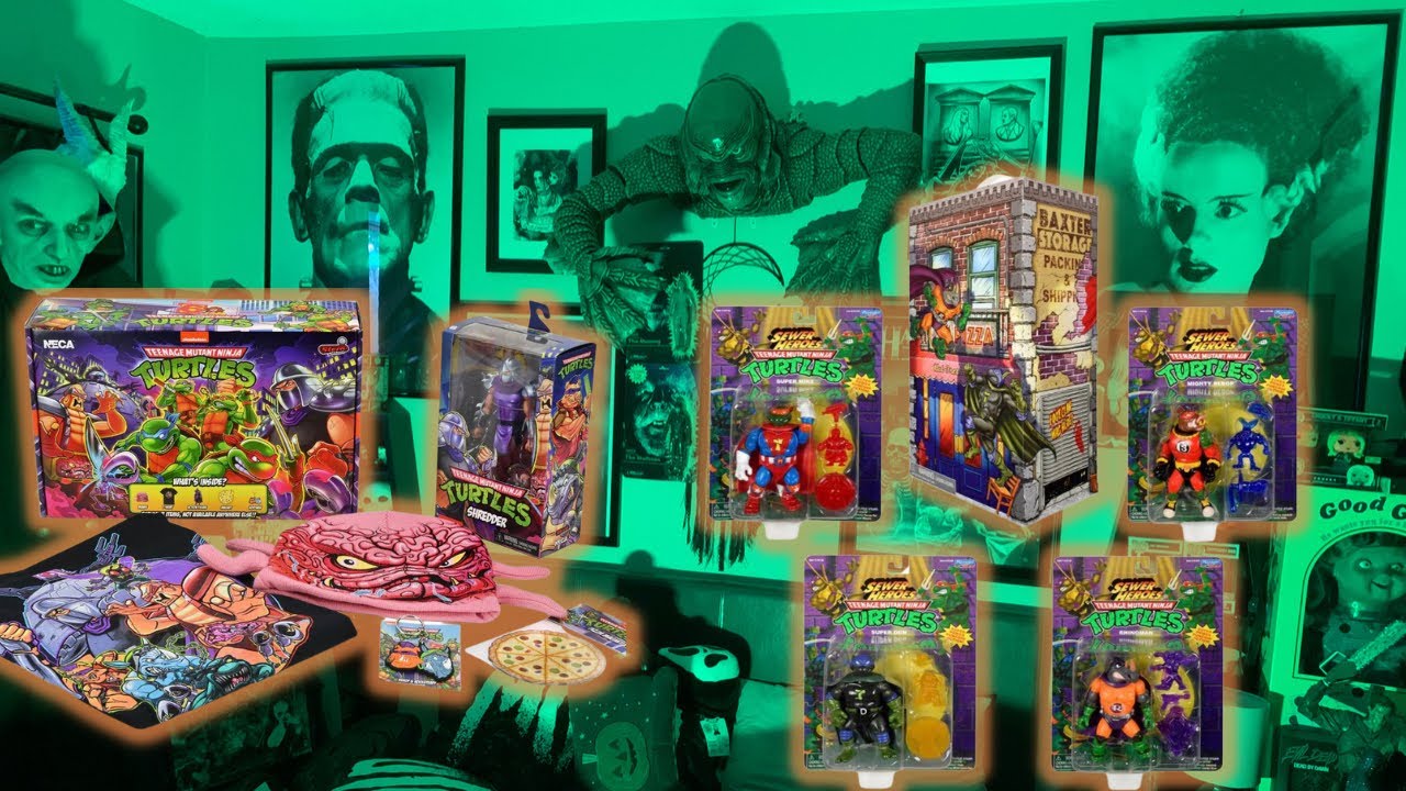 TMNT unboxing Classic and Neca box - YouTube