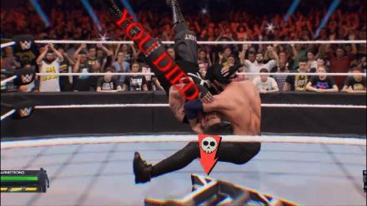 Top Rope Super Finisher onto Ladder - YouTube