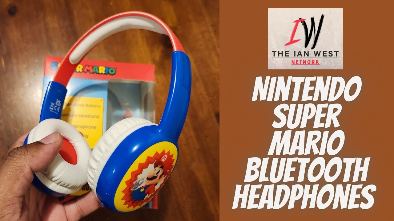 Nintendo Super Mario Bluetooth headphones review (5 below) - YouTube