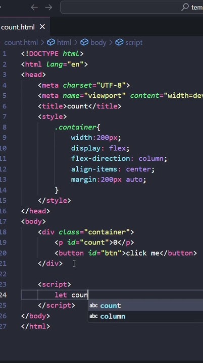 counter using javascript. like counter using Java script addEventlistener. - YouTube