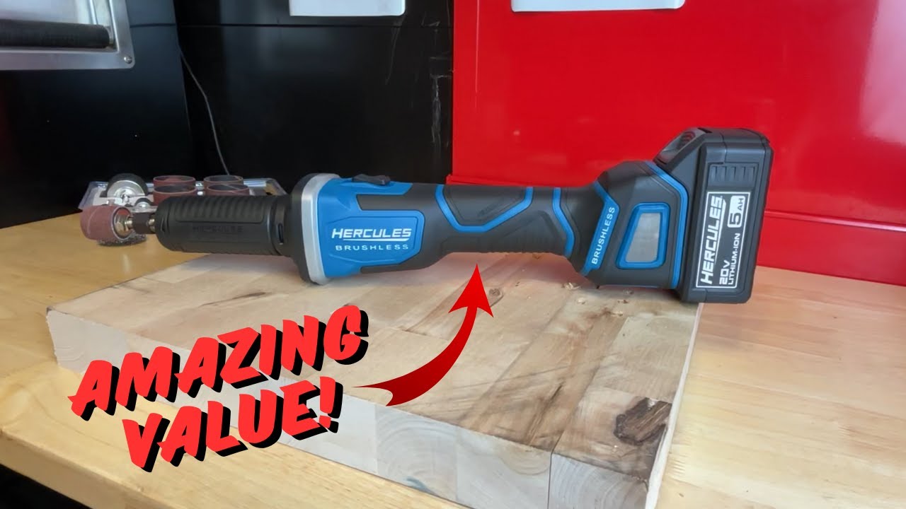Harbor Freight Hercules 20v Cordless Die Grinder Review | AWESOME VALUE ...