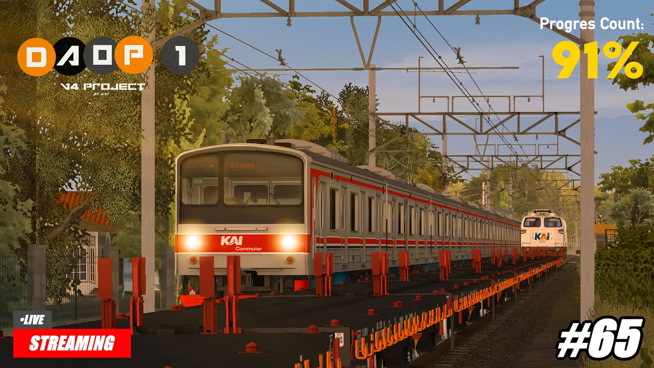 🔴Live | Membuat Rute Daop 1 Jabodetabek V4 By A2T [#65] | Lanjutin Lagi ...