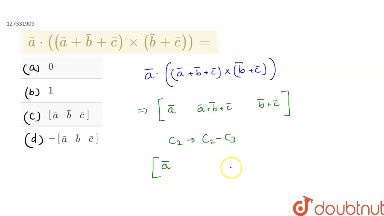 `overline(a)*((overline(a)+overline(b)+overline(c))times(overline(b ...