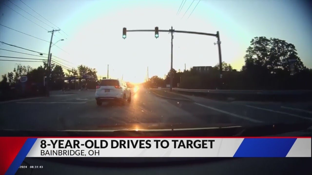 WATCH: 8-year-old drives to Target - YouTube