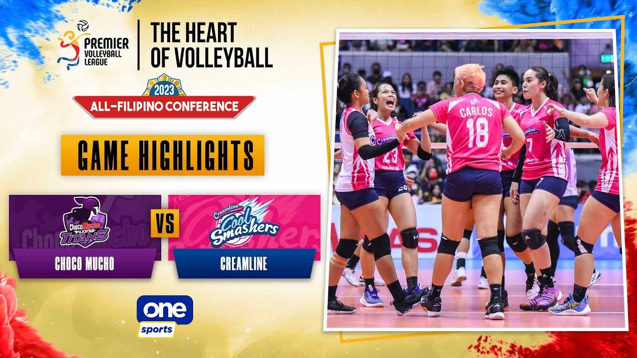 Creamline vs. Choco Mucho highlights | 2023 PVL All-Filipino Conference ...
