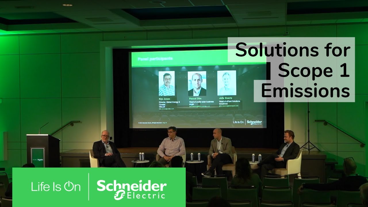 Scope 1 - Leveraging Electrification and On-Site Solutions | Schneider ...