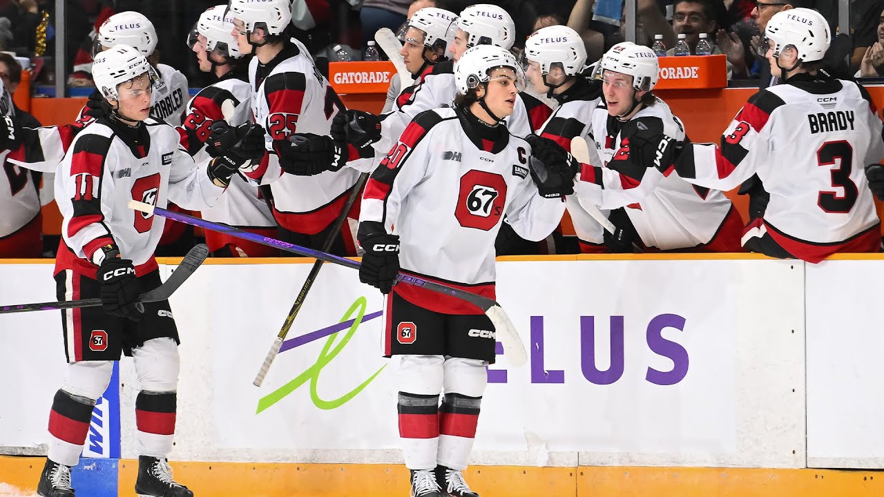 Luca Pinelli's Hat Trick Powers Ottawa 67's to Victory, Moves into 23rd ...