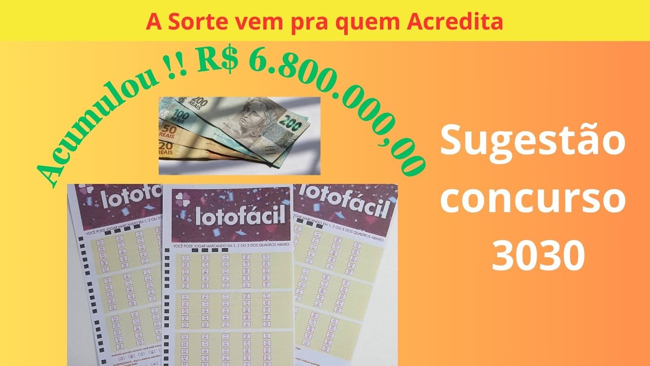 CONCURSO LOTOFÁCIL 3030. ANÁLISE E GRÁFICO - YouTube
