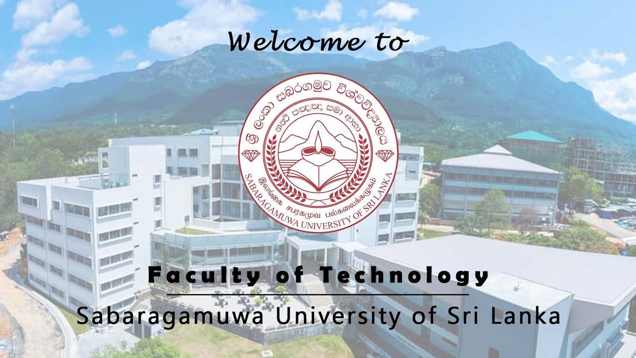 Faculty of Technology - Sabaragamuwa University of Sri Lanka | ශ්‍රී ...