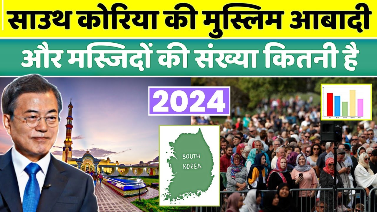 साउथ कोरिया की मुस्लिम आबादी और मस्जिदों की संख्या कितनी है 2024 South ...