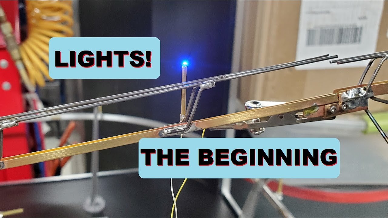 Coin Track Lighting System Beginnings - YouTube