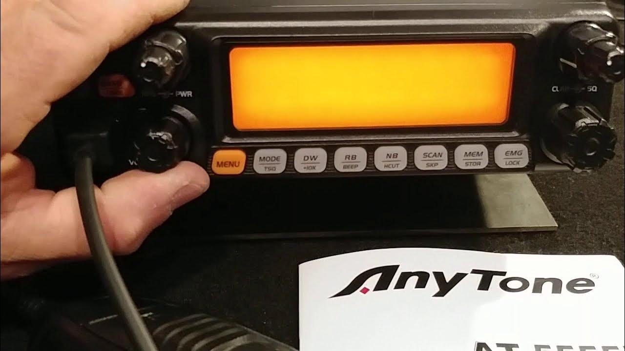 AnyTone At-5555n shorted PA mode maneuver. - YouTube
