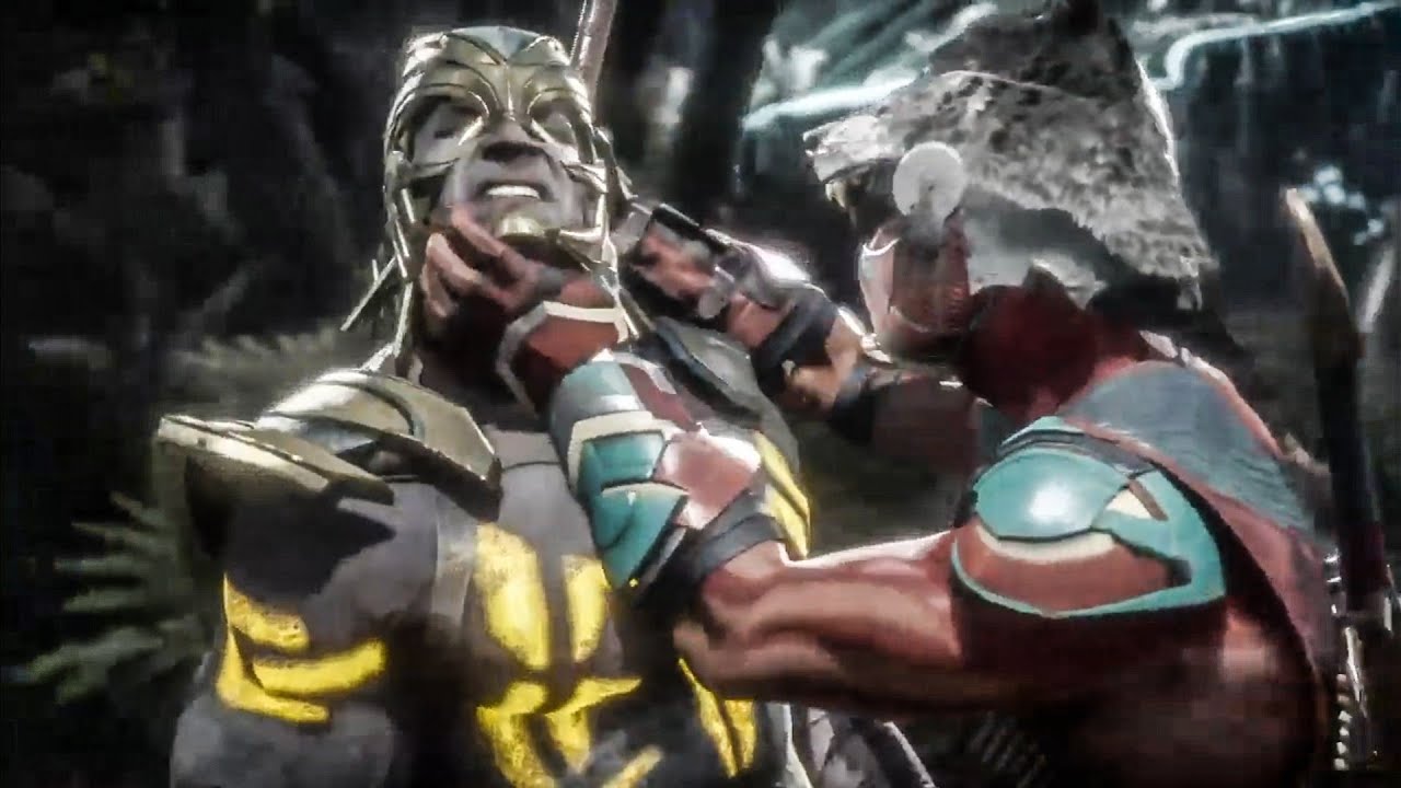 MK11 'Nightwolf WAR RITUAL & KOMO ROSE Fatalities' (2019) HD - YouTube
