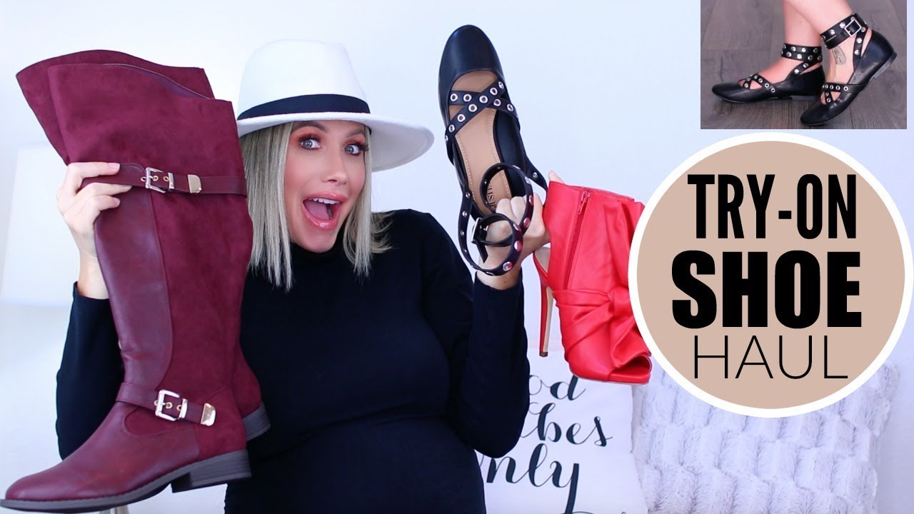 AFFORDABLE FALL SHOE TRY-ON HAUL 2018 - YouTube