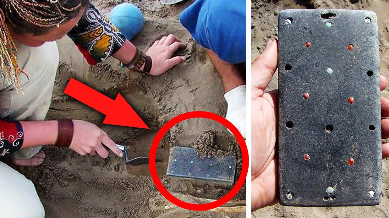 Archaeologists found girl with iPhone in ancient grave - YouTube