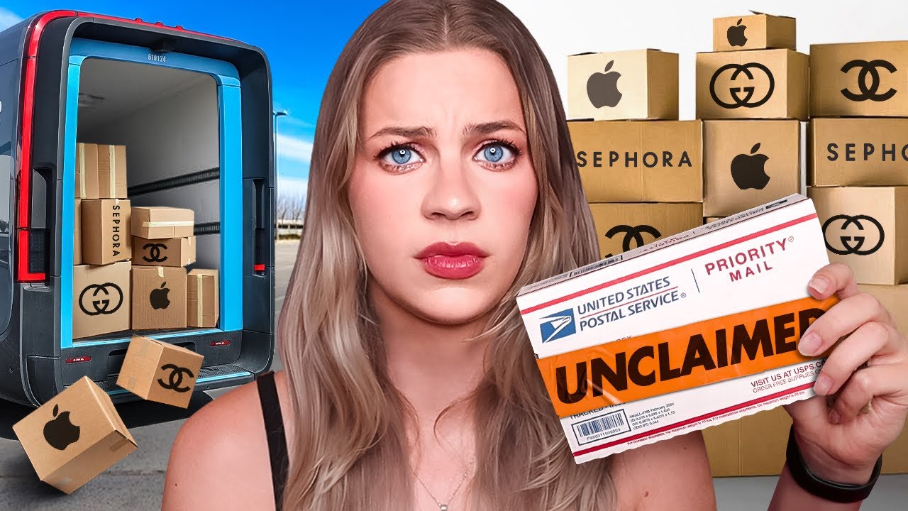 I Opened 100 LOST MAIL Packages - YouTube