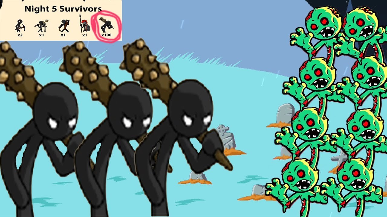 Stick War Legacy: 100 Griffons vs Zombies - Android GamePlay HD - YouTube