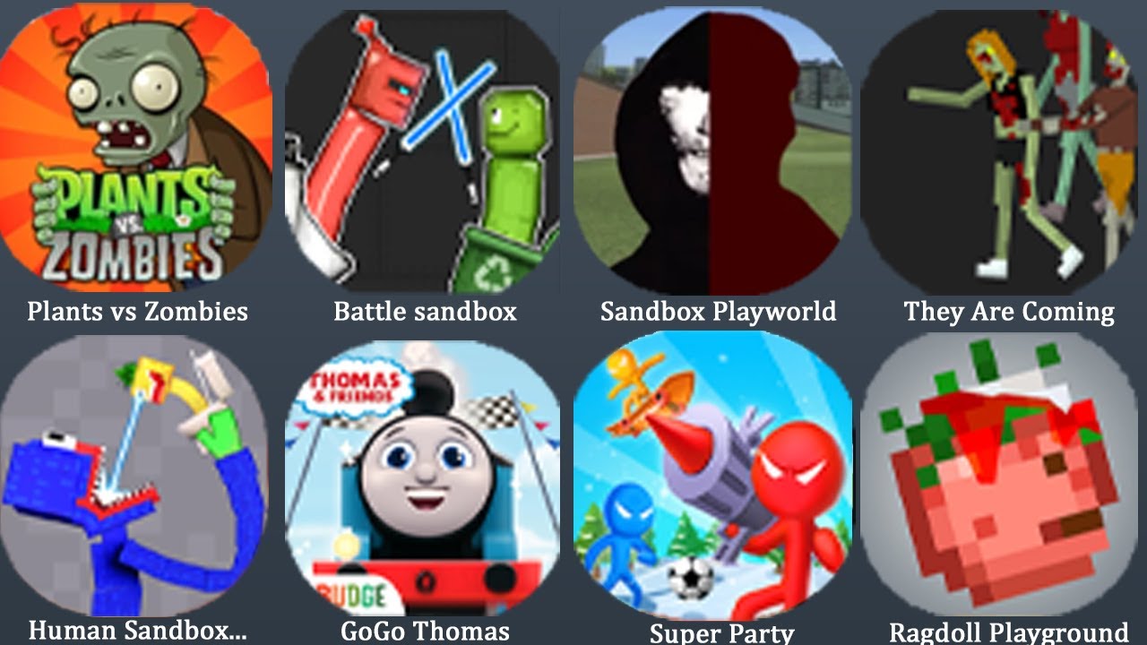 Plants vs Zombies, Battle sandbox, Sandbox Playworld, human sandobx ...